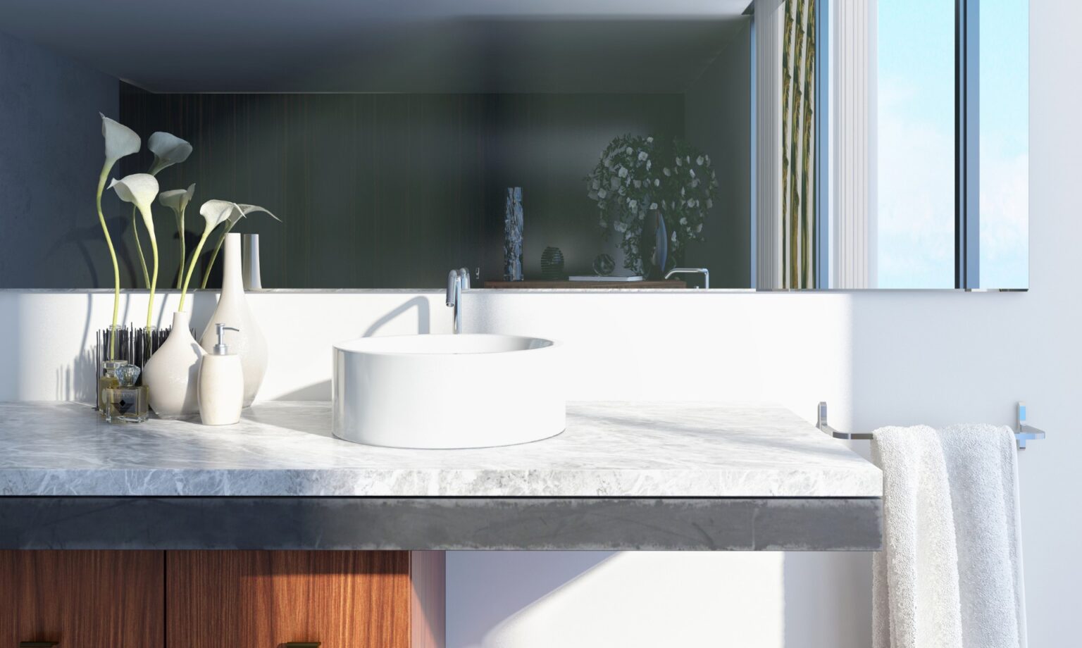 洗面台リフォーム | 道村電機水道